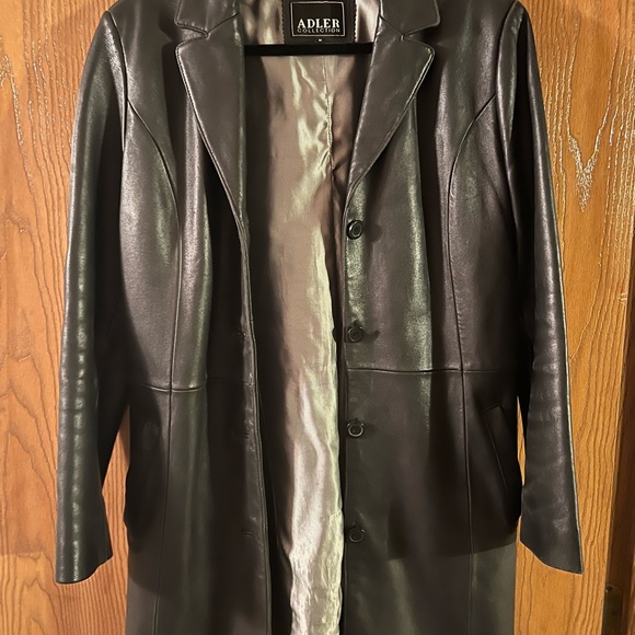 Jackets & Coats | Adler Collection Black Leather Jacket | Poshmark